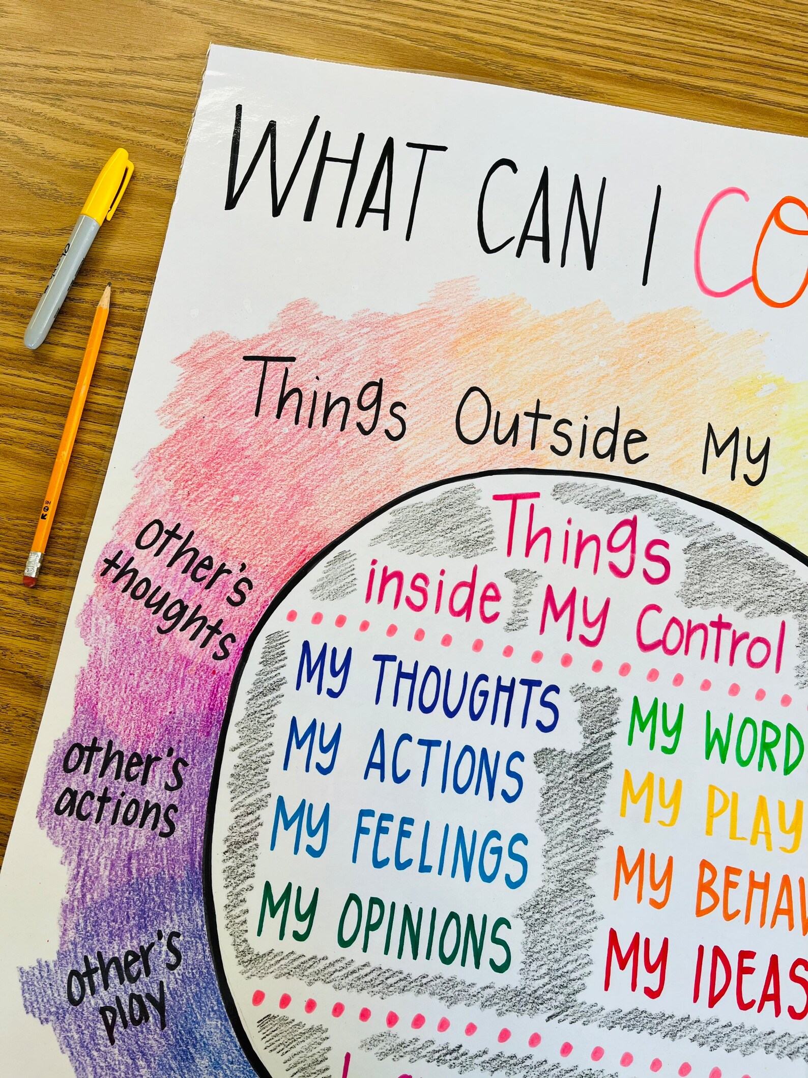 What’s in My Control Anchor Chart - Etsy