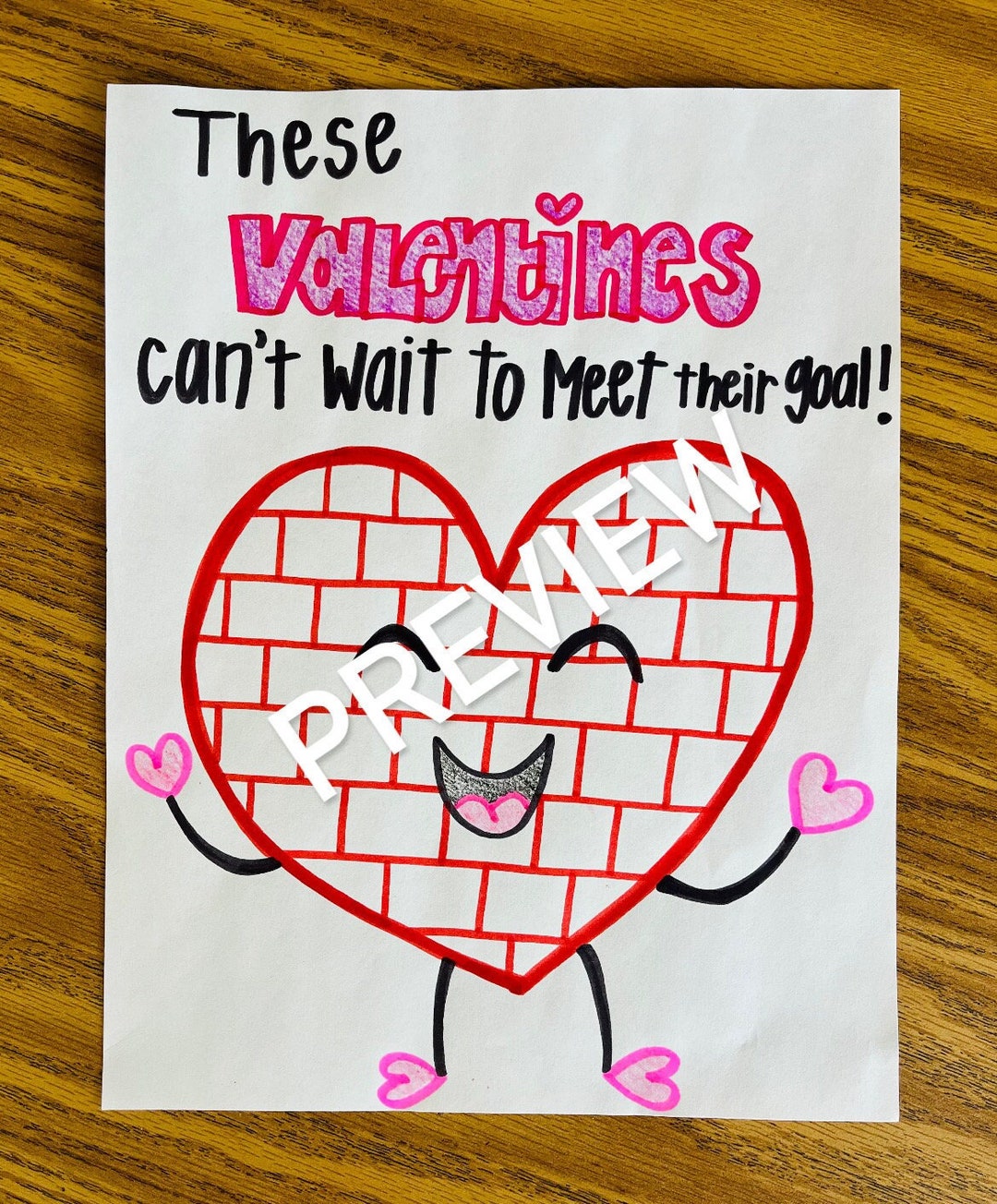 Valentines Incentive Anchor Chart - Etsy