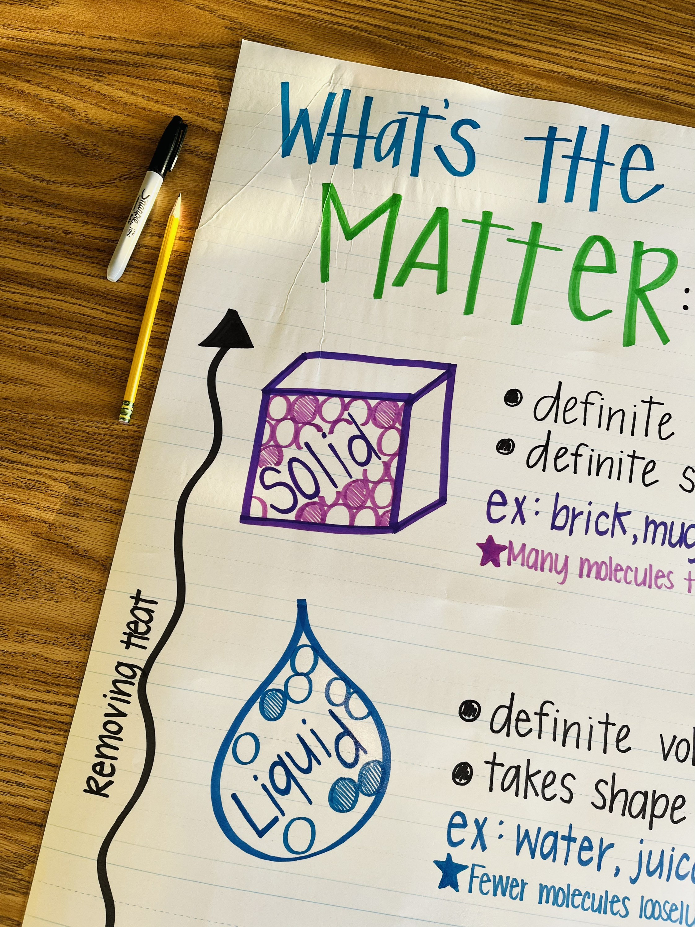 Science Matter Anchor Chart - Etsy