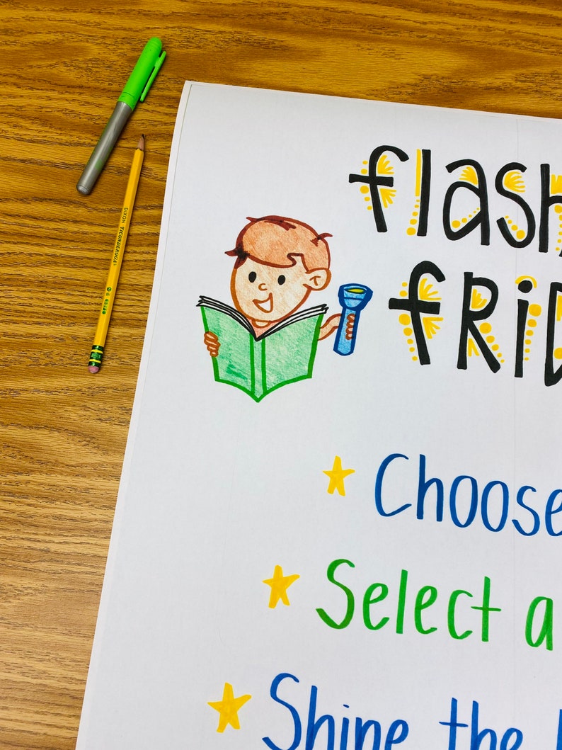 Flashlight Friday Anchor Chart - Etsy