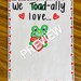 Valentine’s Love Anchor Chart - Etsy