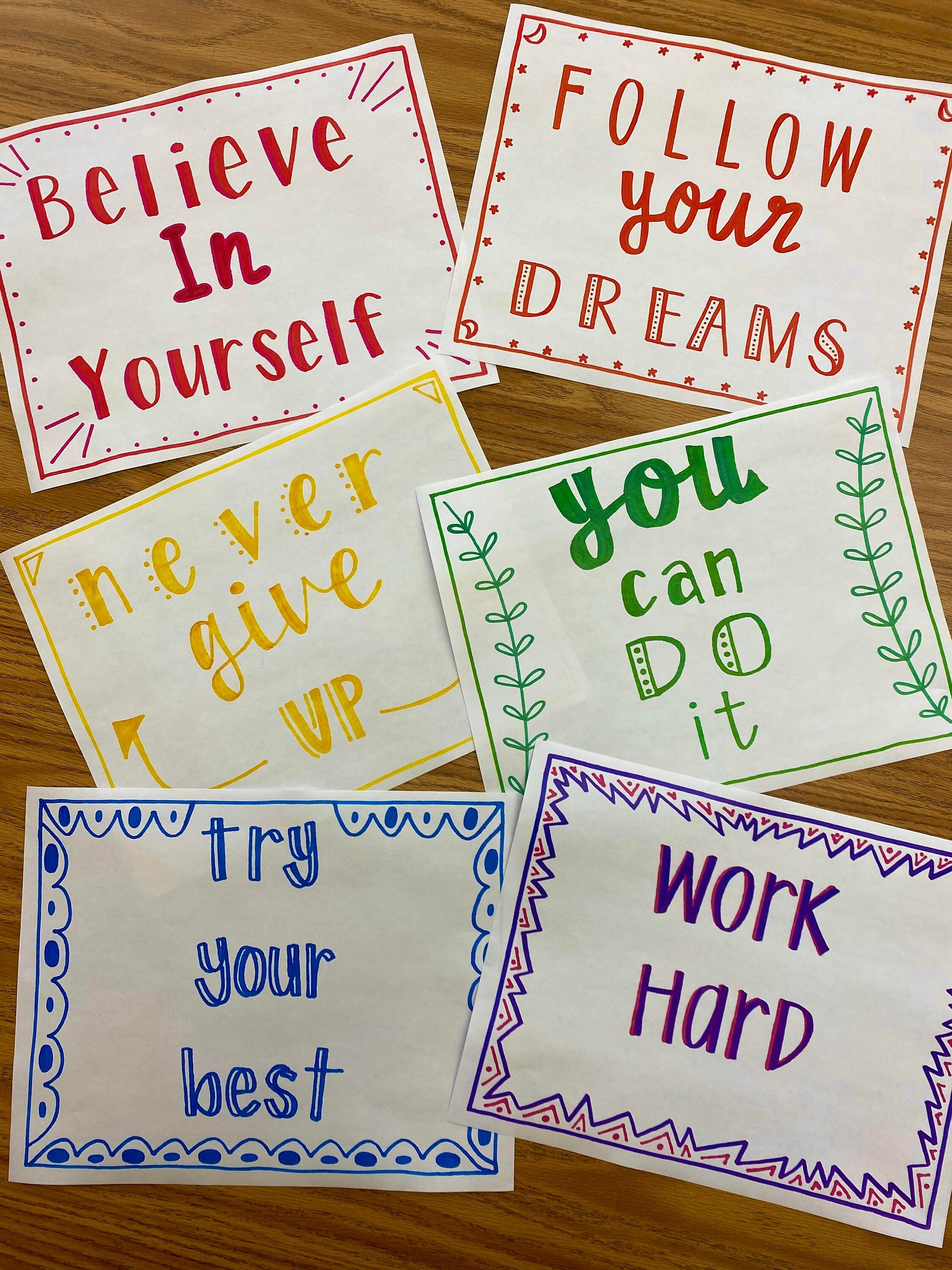 Positive Pack of Classroom Signs - Etsy