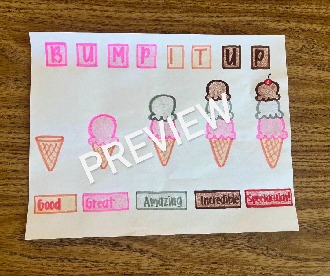 Bump It up Class Poster - Etsy