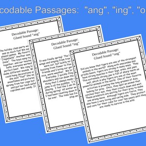 K-3 Decodable / Fluency / Comprehension / Homeschool / Glued Sounds ...