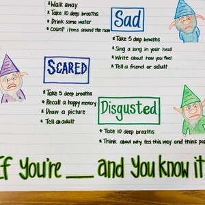 Feelings Anchor Chart - Etsy