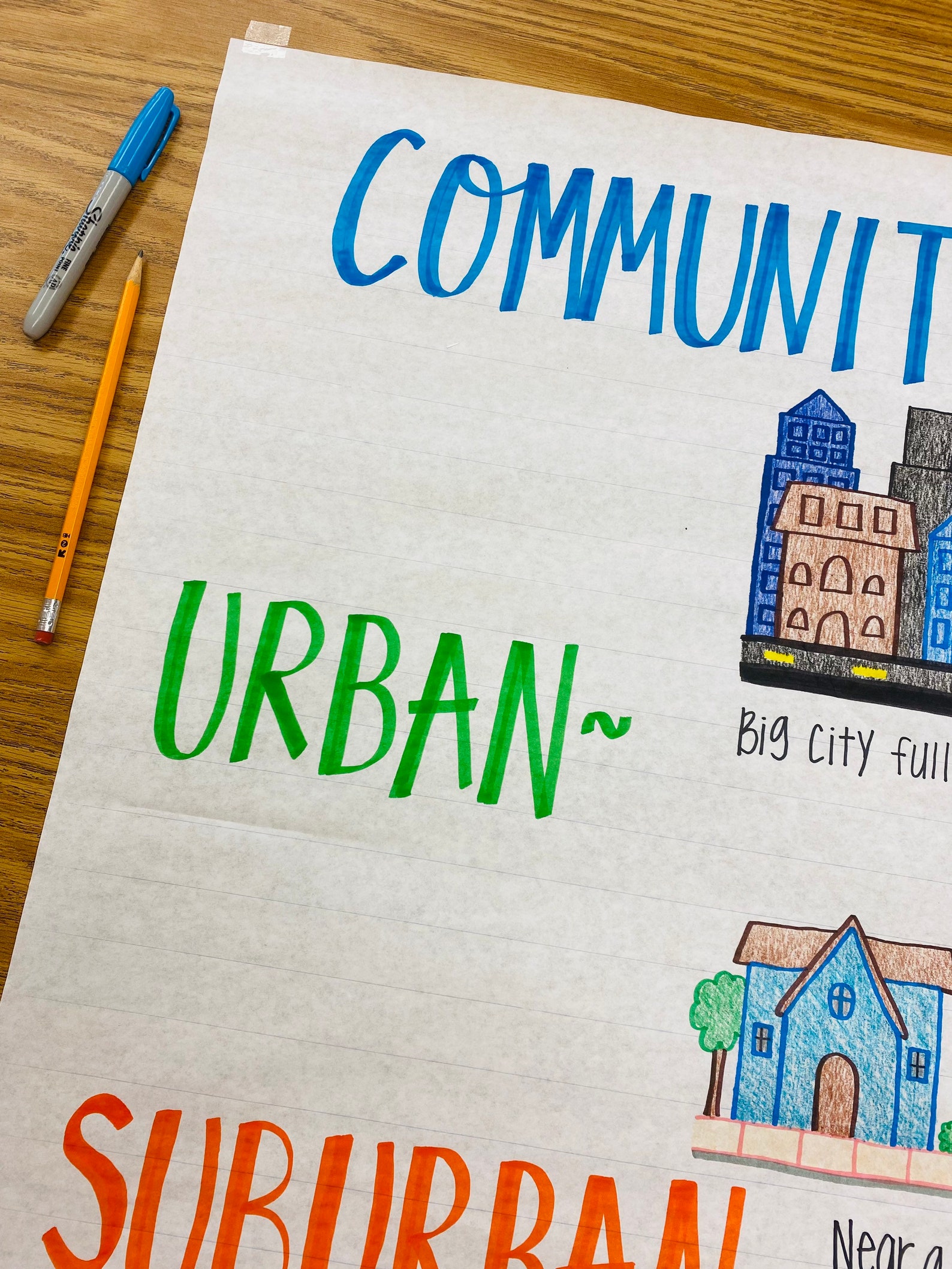 Types of Communities Anchor Chart - Etsy