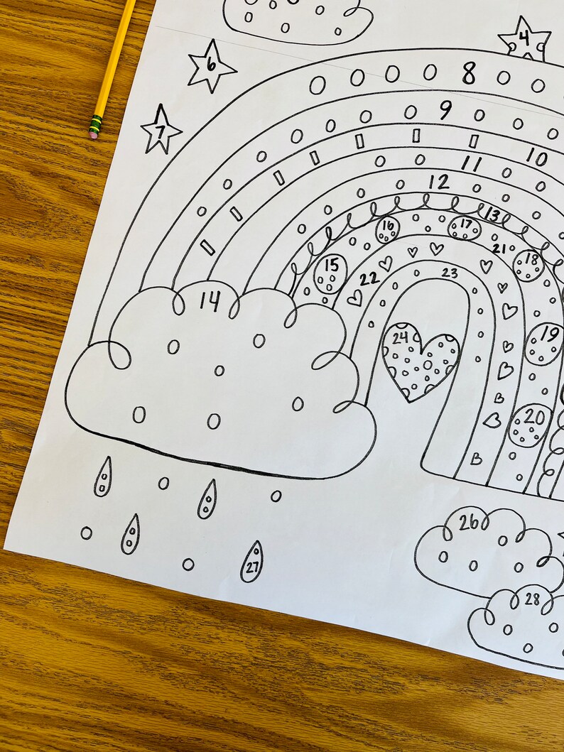 Over the Rainbow Anchor Chart - Etsy