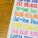 Goodbye Anchor Chart - Etsy