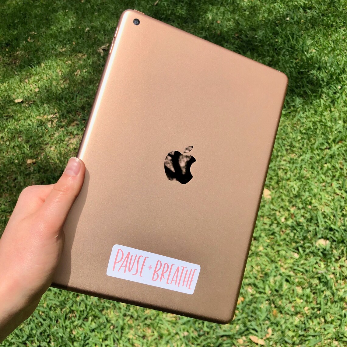 Pause and Breathe Sticker Mindfulness Sticker Sticker for Hydroflask ...