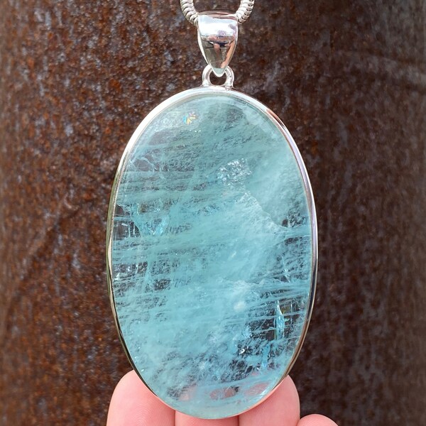 Silver Large Pendant - Etsy