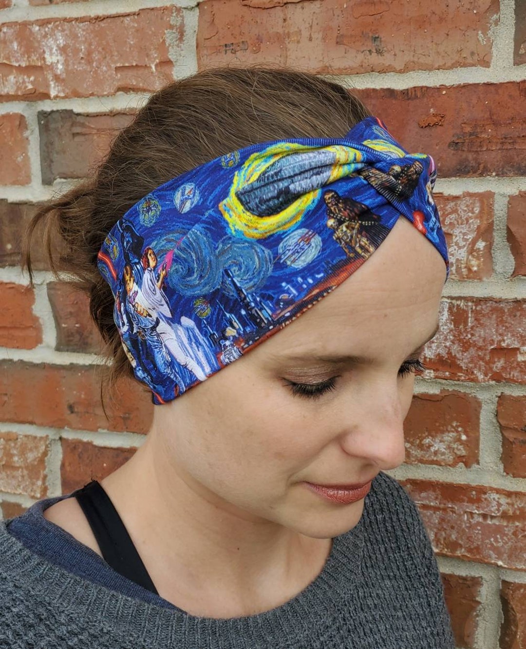 Star Wars Women's Headband, Starry Night Headband Knot Headband, Yoga ...