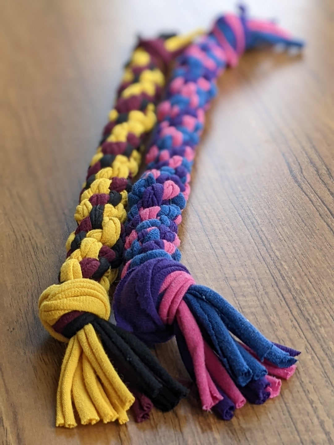 2 Pack Large Braided Rope Pet Toys - Etsy