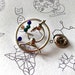 Light Microscope Pin With a Choice of DNA and Do What You Love Charms ...