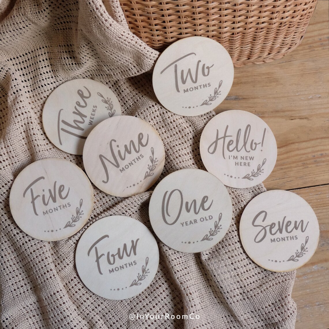 Milestone Discs Milestone Photography Keepsake Milestones | Etsy
