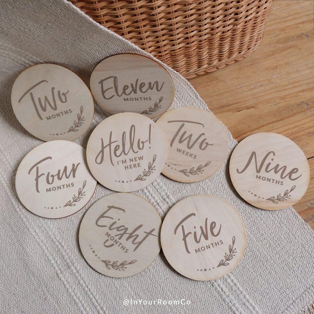 Milestone Discs Milestone Photography Keepsake Milestones - Etsy