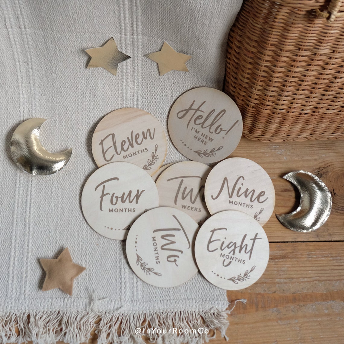 Milestone Discs Milestone Photography Keepsake Milestones | Etsy