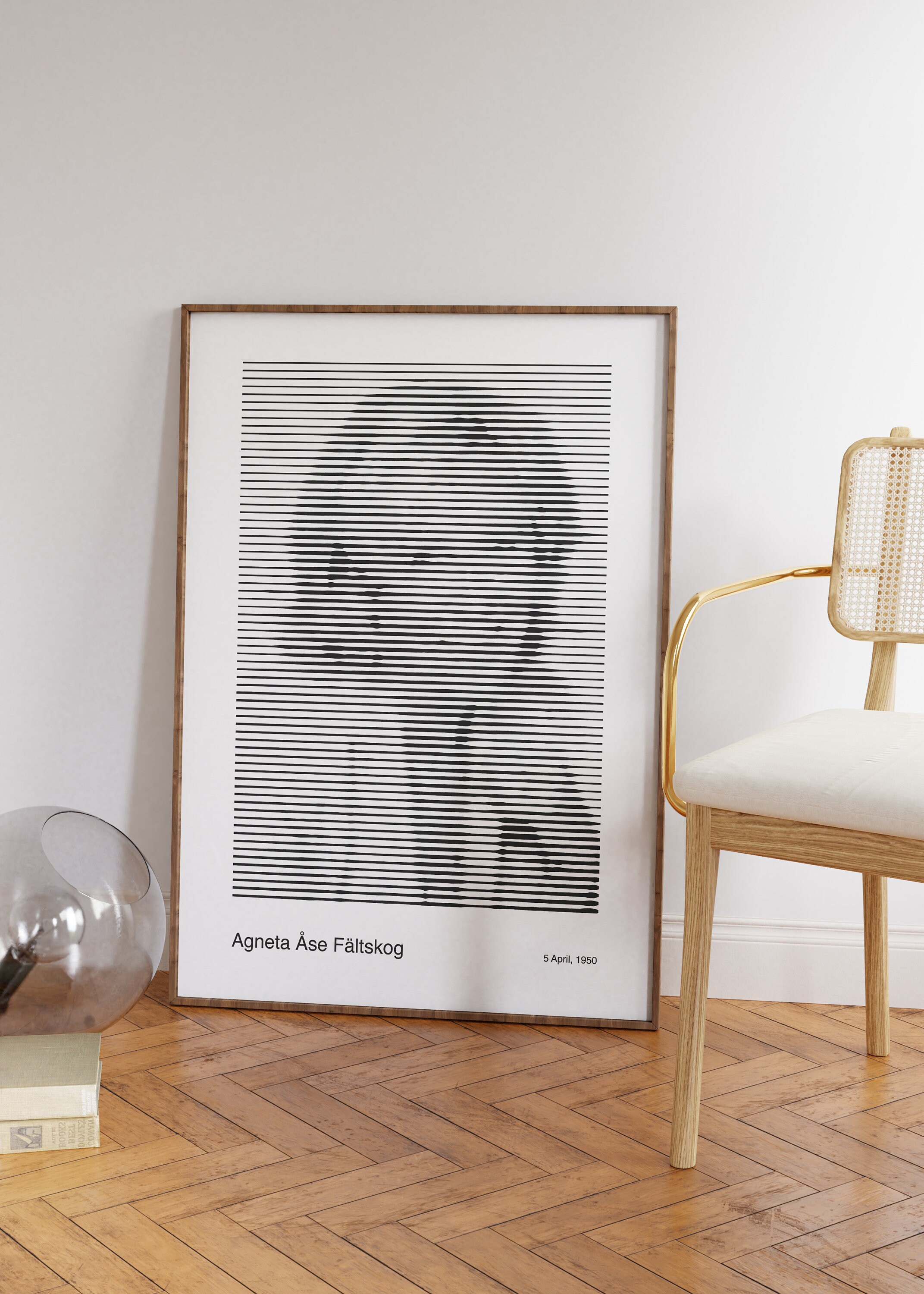 Abba Poster, Agnetha Faltskog, Sound Wave Art Printable Wall Art - Etsy