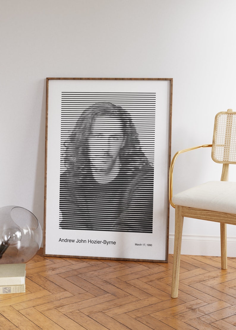 Hozier Poster, Sound Wave Art Printable Wall Art - Etsy