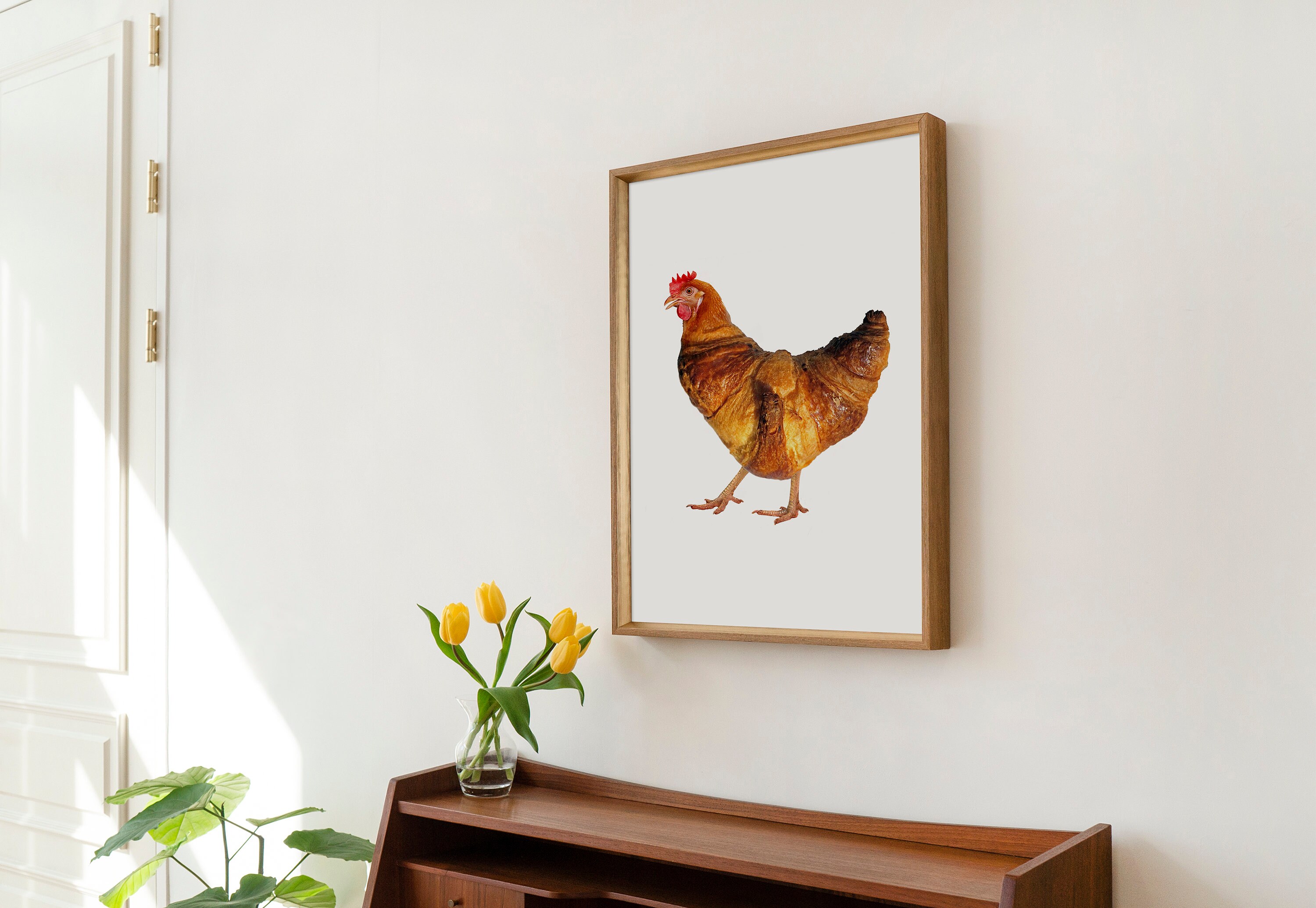 Croissant Kitchen Wall Art Instant Download - Etsy