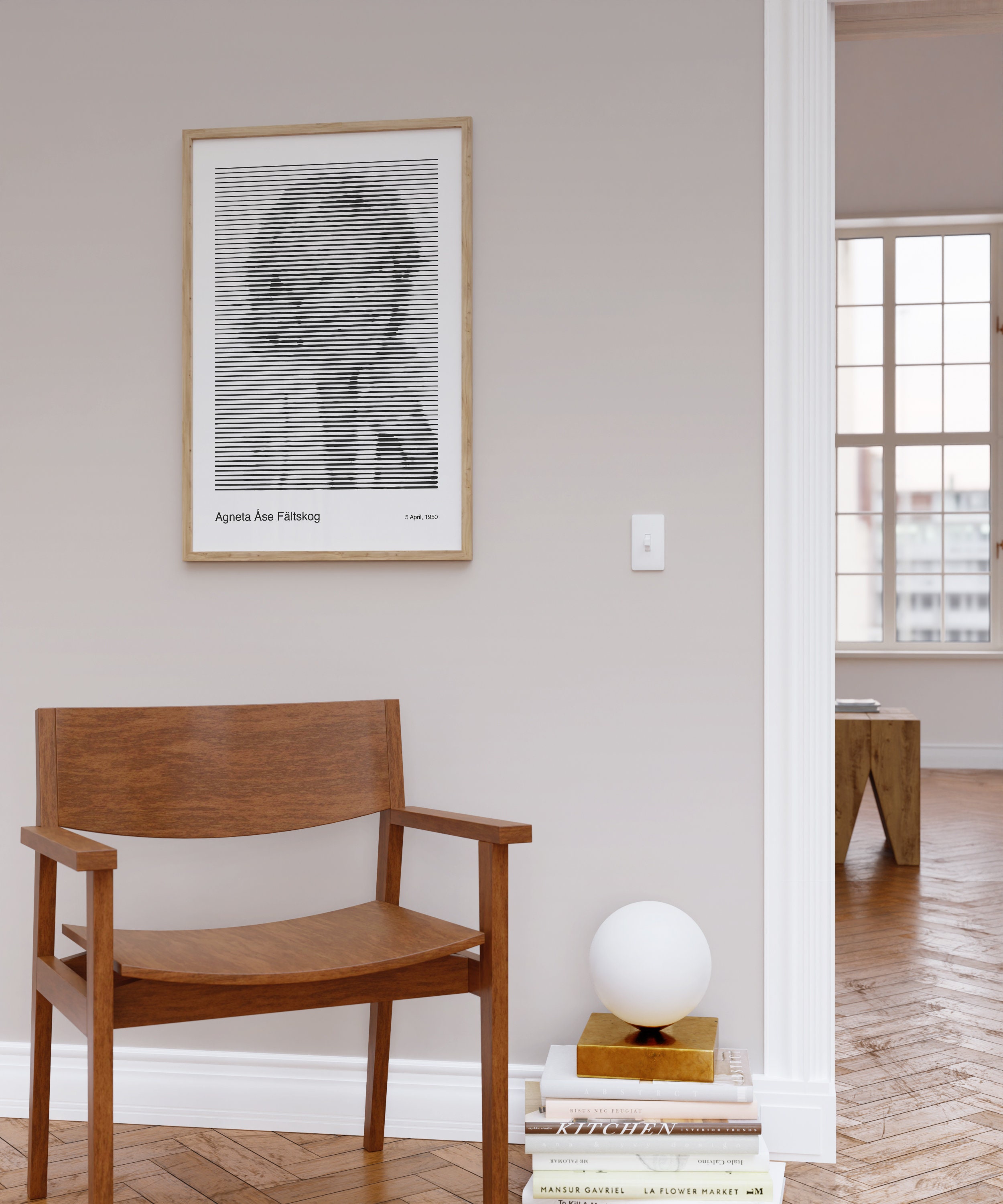 Abba Poster, Agnetha Faltskog, Sound Wave Art Printable Wall Art - Etsy