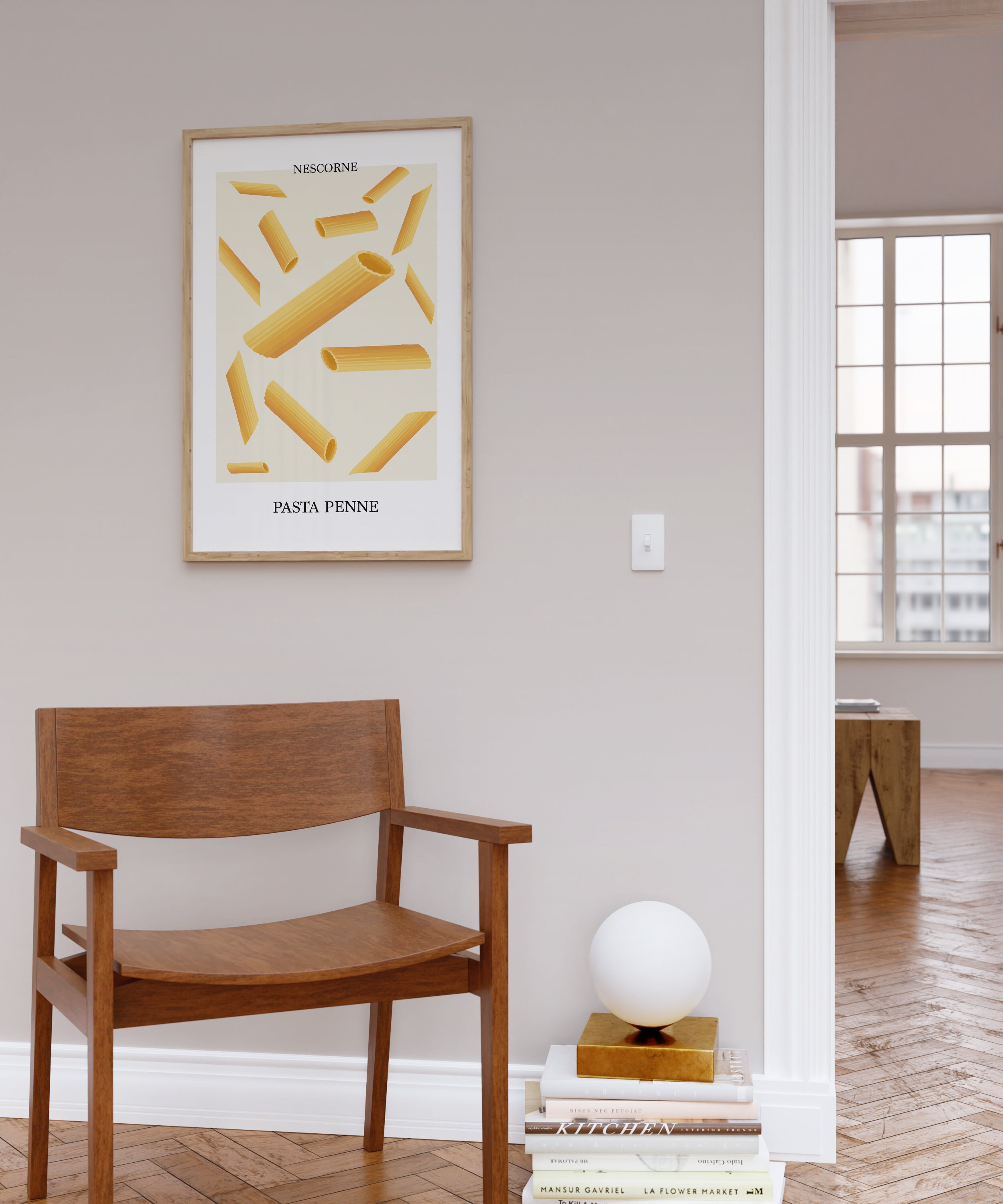 Penne Food Art Italian Art Kitchen Decor Kitchen Wall Art - Etsy