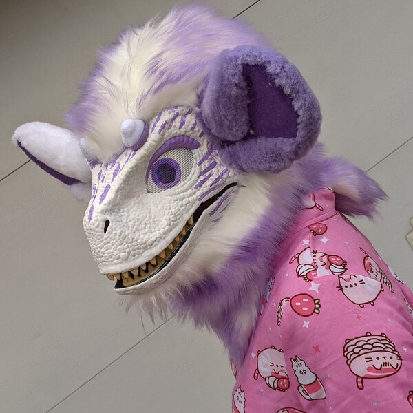 Dino Dog Mask - Etsy