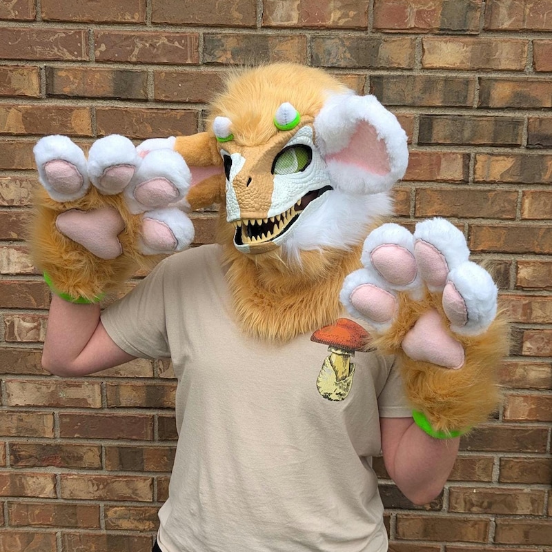 Dino Mask Fursuit - Etsy