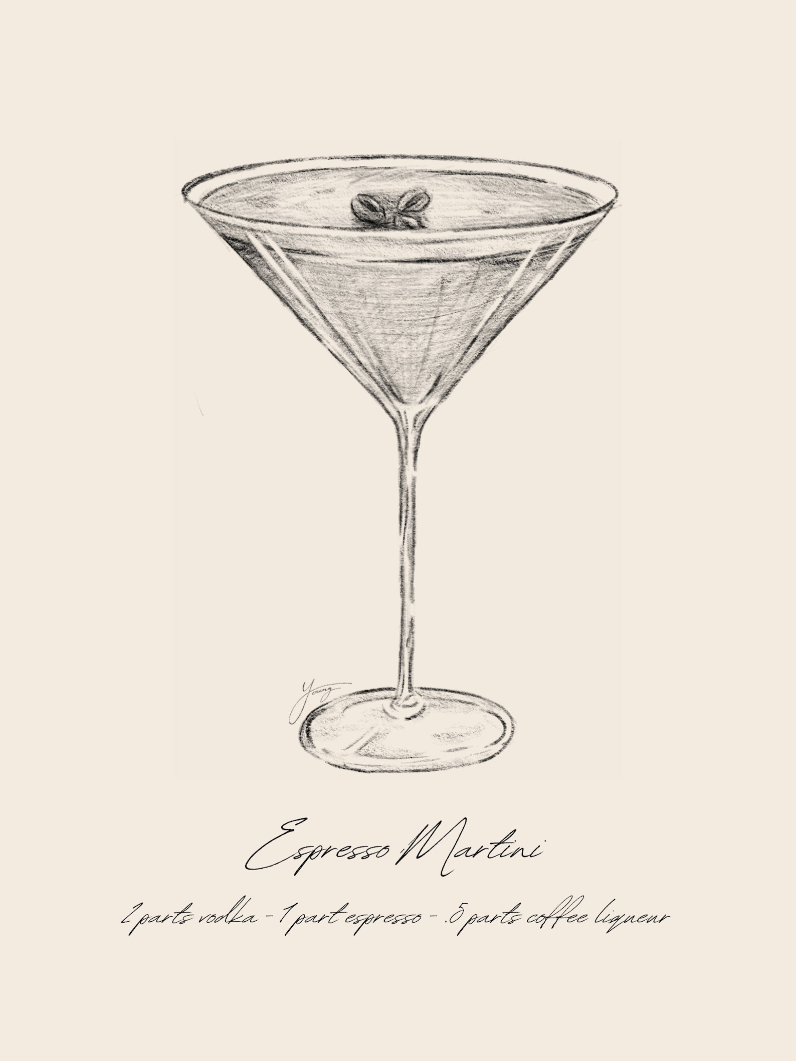 Espresso Martini Poster - Etsy