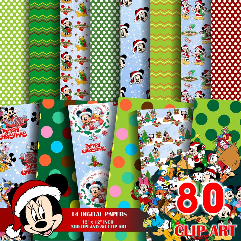 Mickey Digital Paper - Etsy