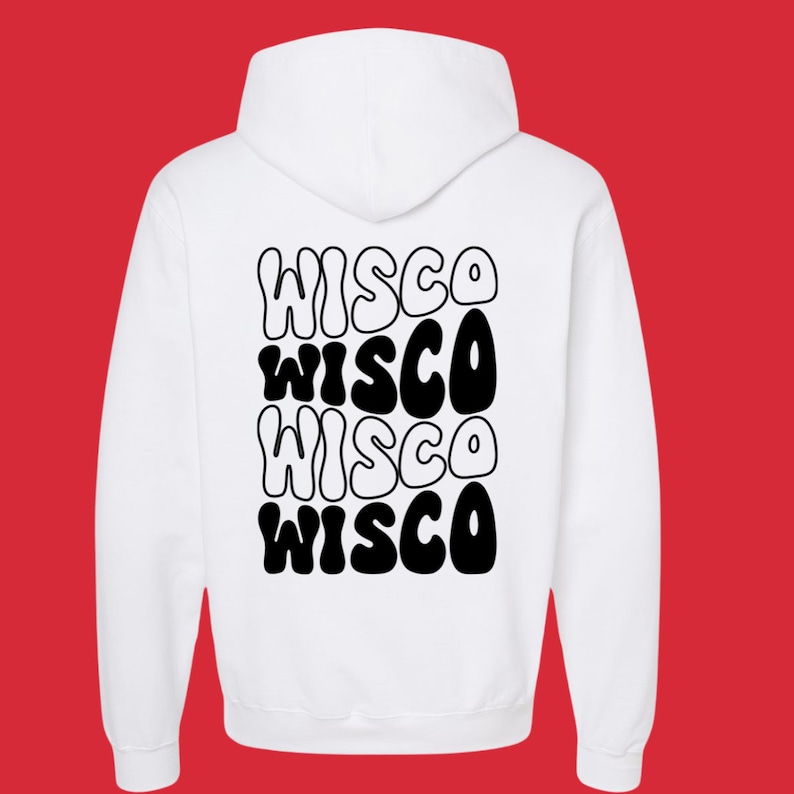 WISCO Wavy Letter Downloadable, Print & Cut Ready Design - Etsy