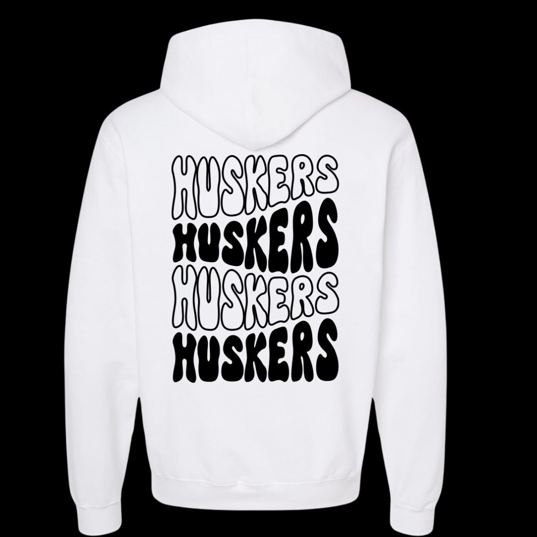 Huskers Wavy Letter Downloadable, Print & Cut Ready Design - Etsy