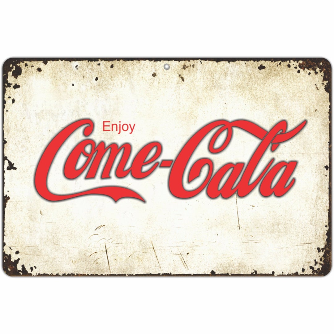 Funny Spanish Sign - Enjoy Come Caca - Size 8 X 12 - Etsy