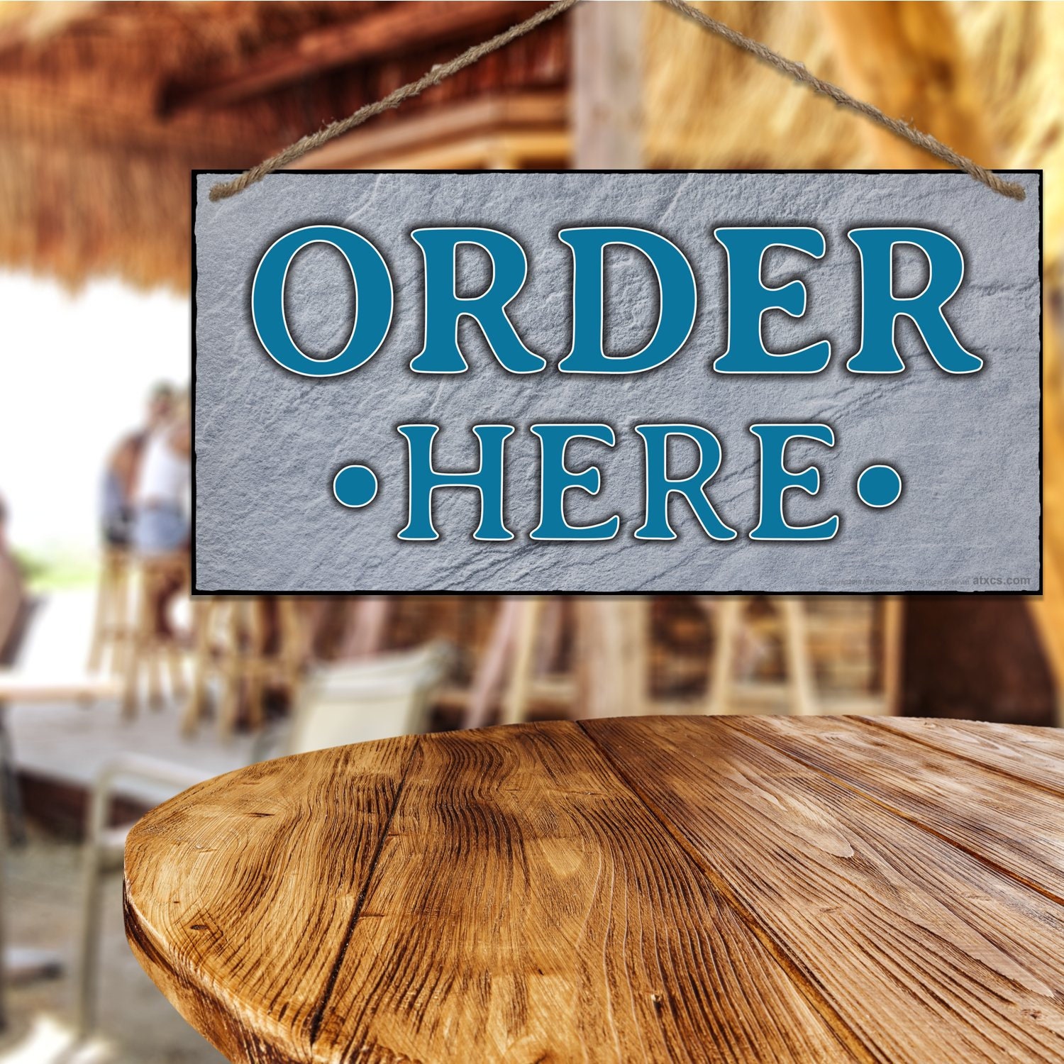 ATX CUSTOM SIGNS Order Here and Pick up Here Signs 2 Pack - Etsy