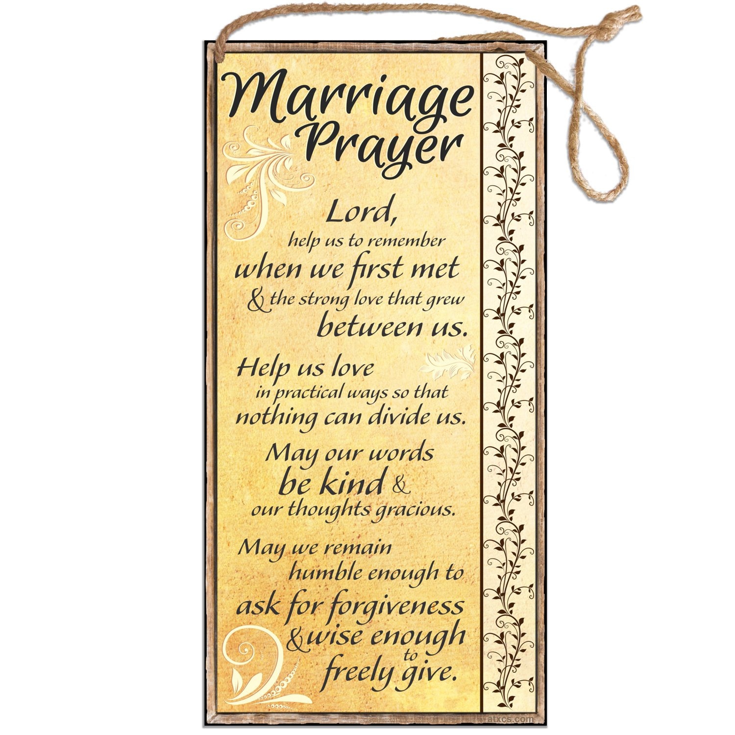 ATX CUSTOM SIGNS - Marriage Prayer Sign - Lord, Help Us to Remember ...
