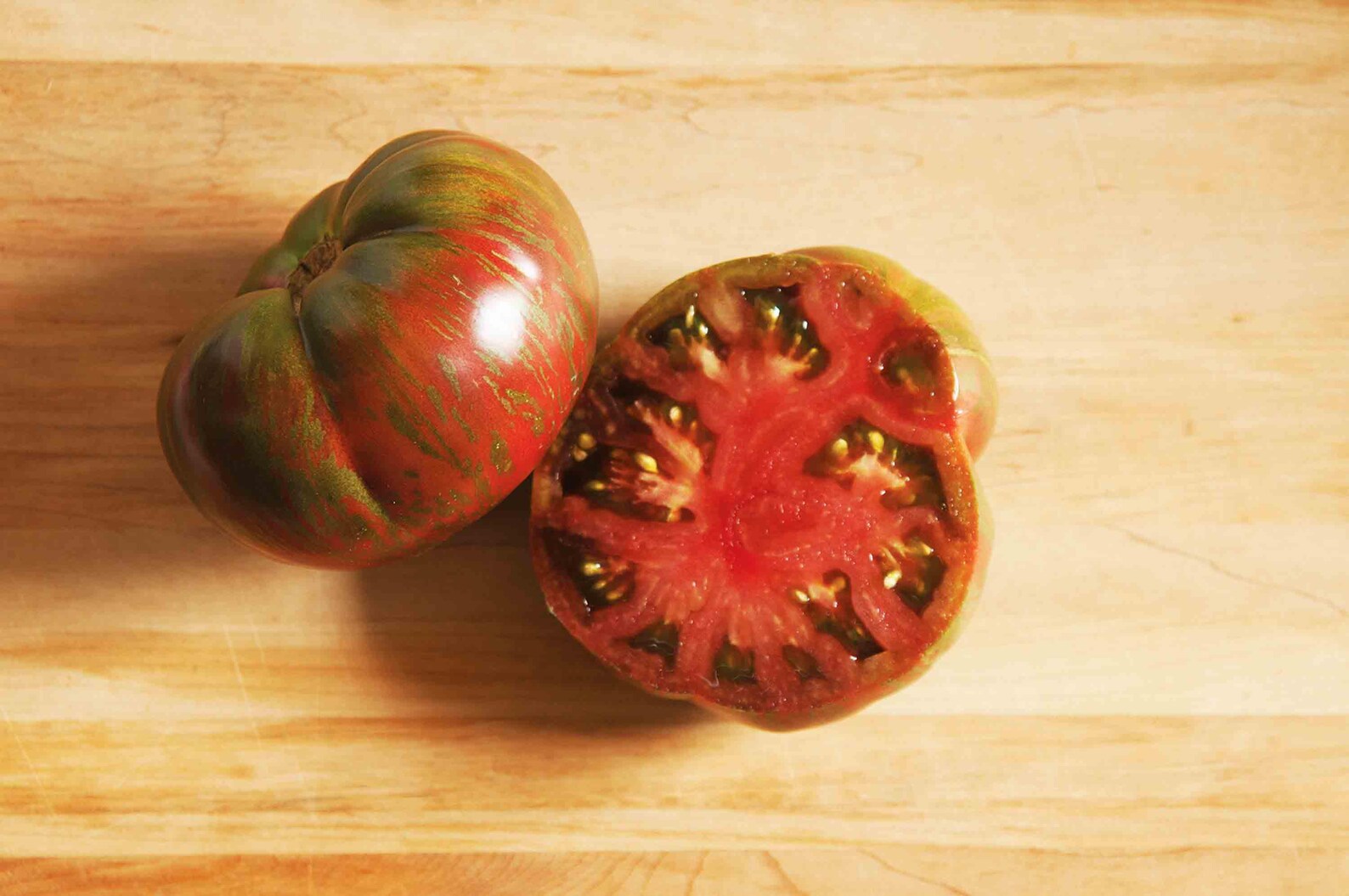 Tomato Seeds, Solanum Lycopersicum, Pink Berkeley Tie Dye, Striped ...