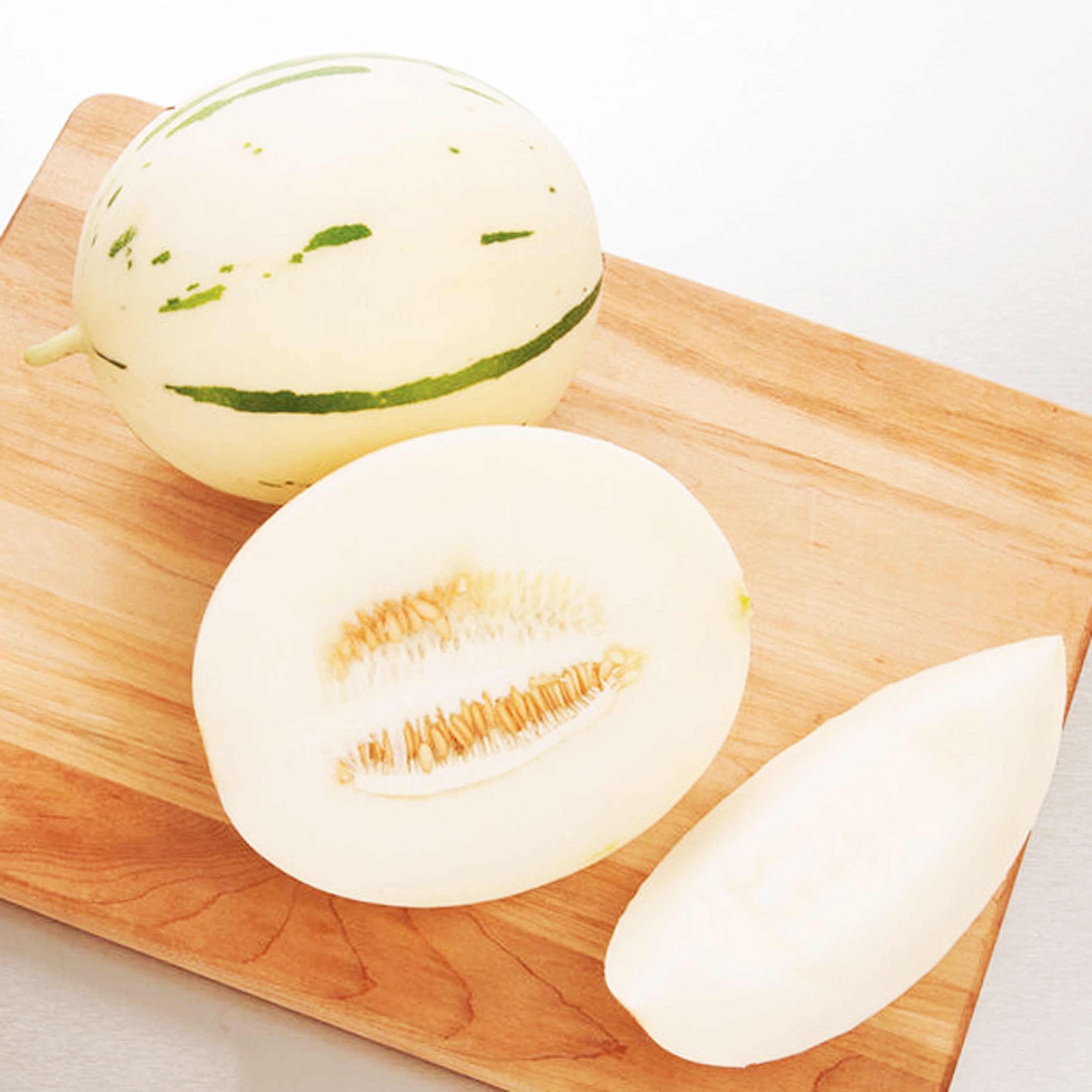 Snow Leopard Honeydew Melon Seeds: White With Green Stripes - Etsy