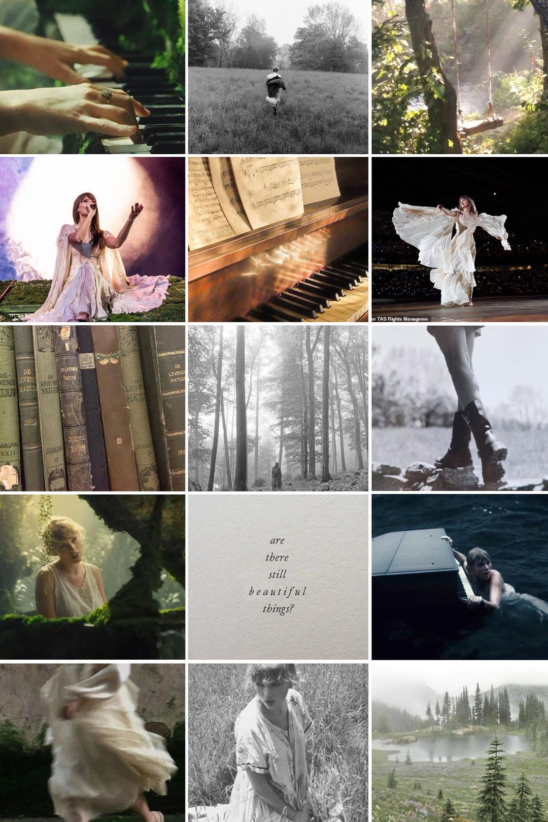 Taylor Swift Folklore Collage Poster - Etsy