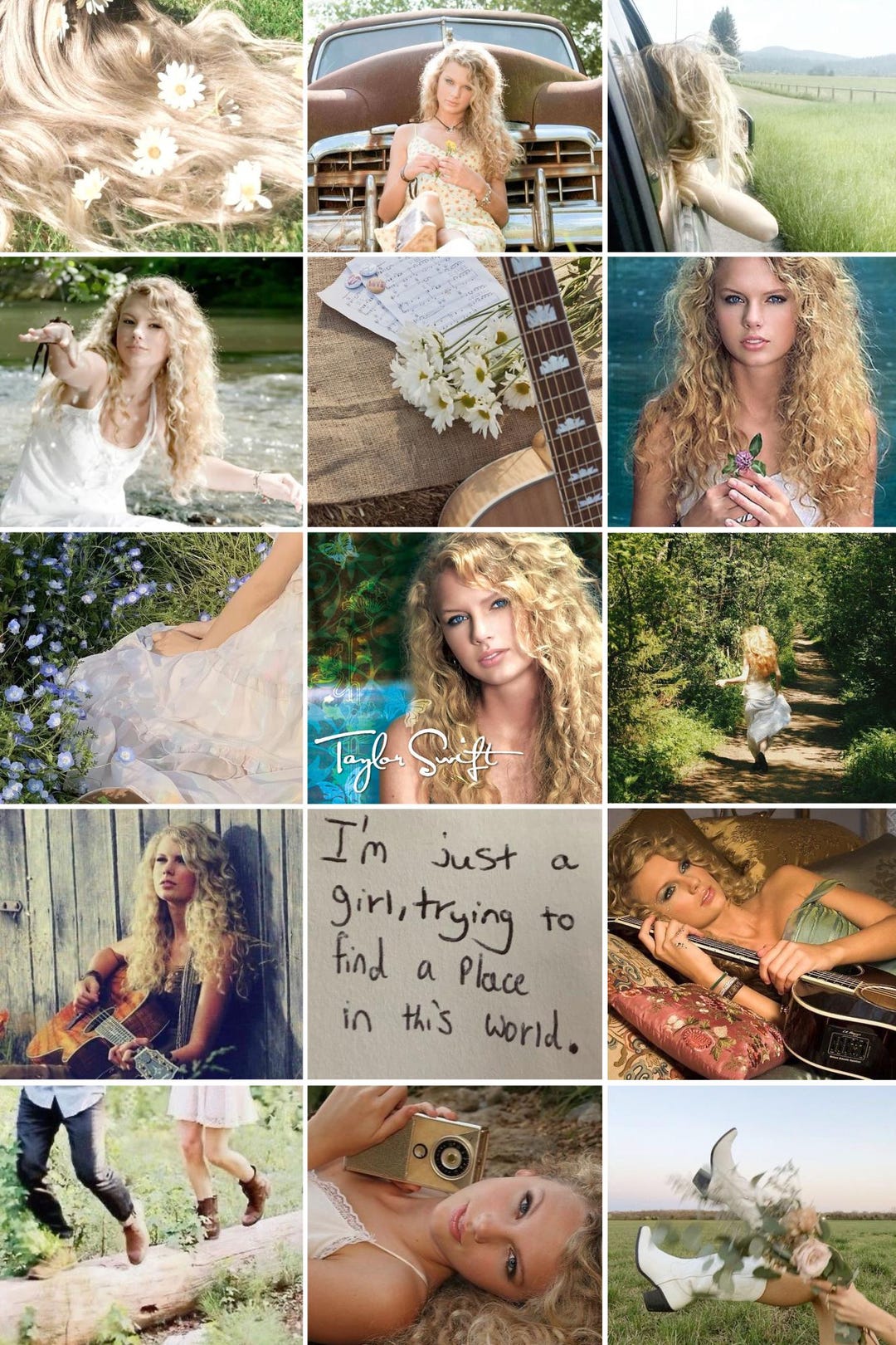 Taylor Swift Debut Collage Poster - Etsy