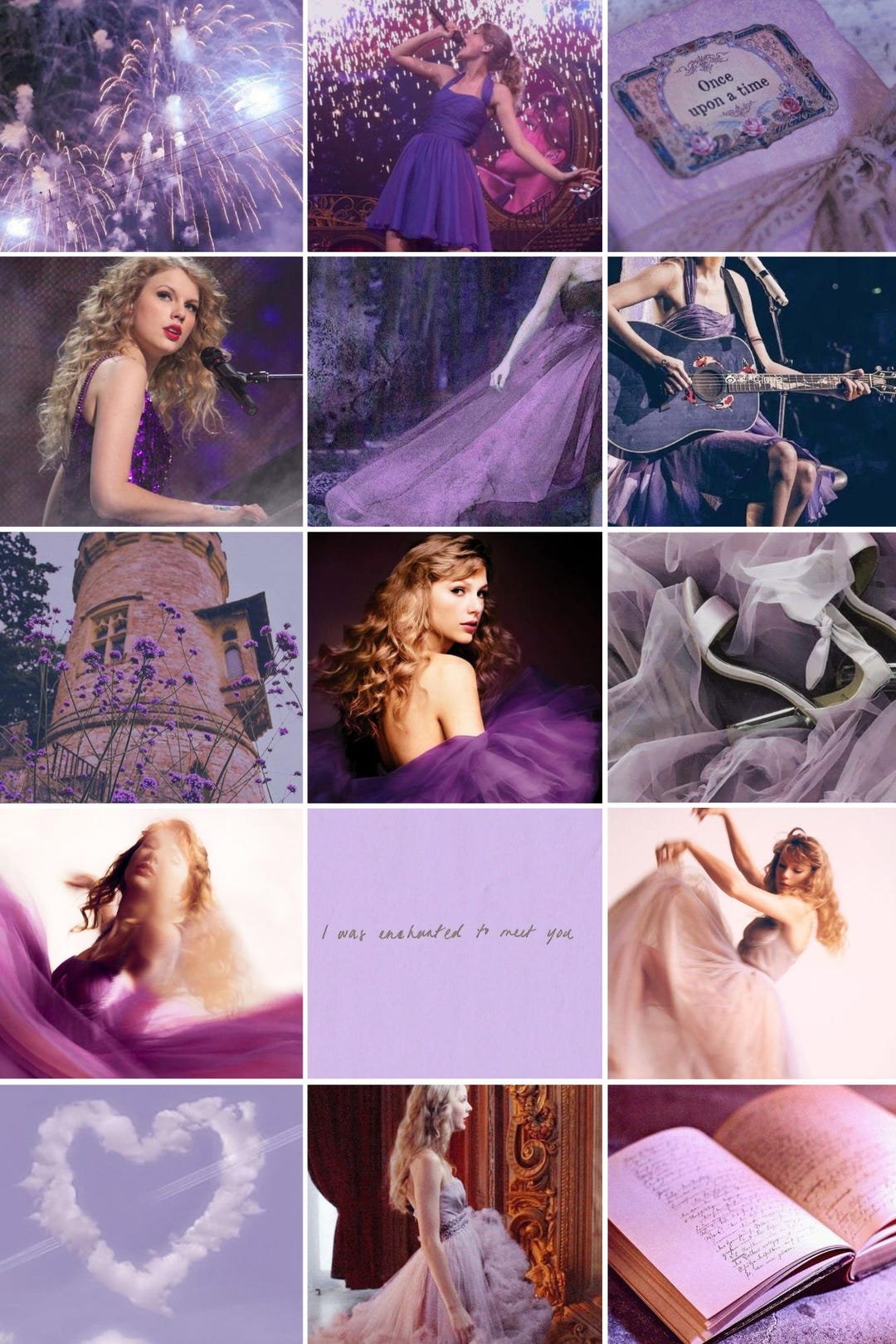 Taylor Swift Speak Now Collage Poster - Etsy