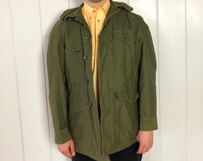 Vintage OG 107 Field Jacket 1961 / Cold Weather Coat / Olive Green ...