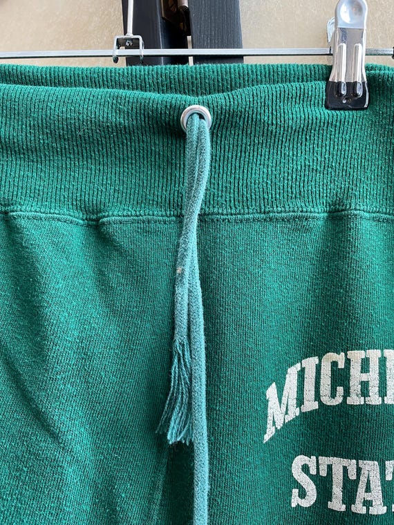 Vintage Champion Michigan State Green Sweatpants / Ma… - Gem
