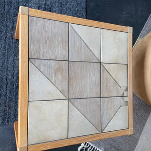 Mid Century Danish Modern Tile Top End Table / MCM Table / Mid Mod ...