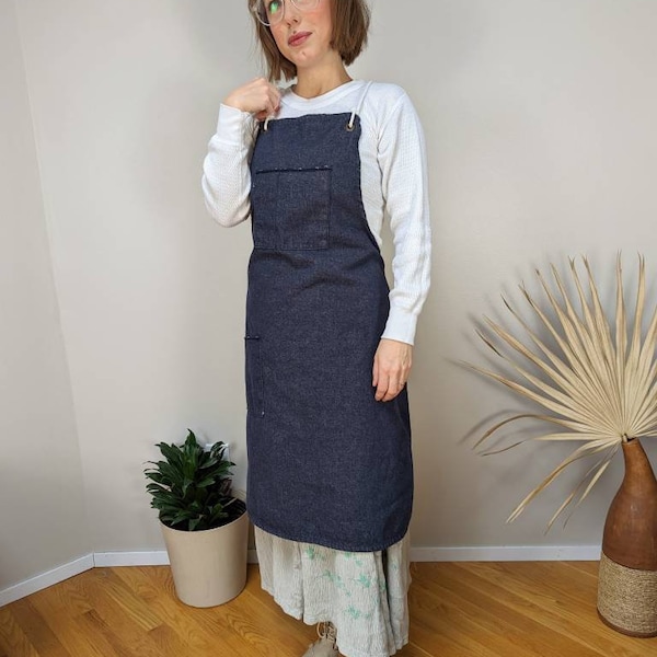 Jean Apron - Etsy