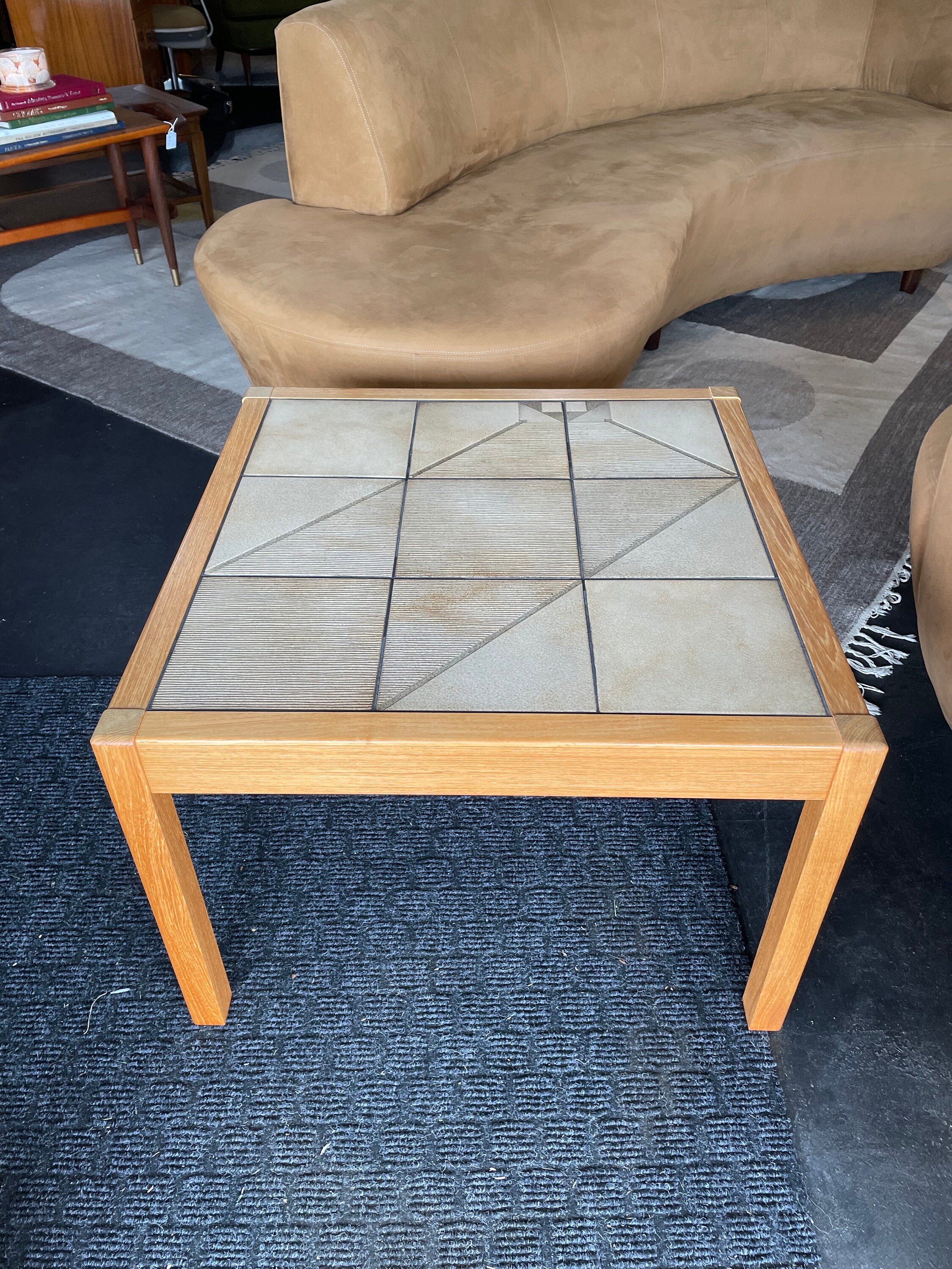 Mid Century Danish Modern Tile Top End Table / MCM Table / Mid Mod ...