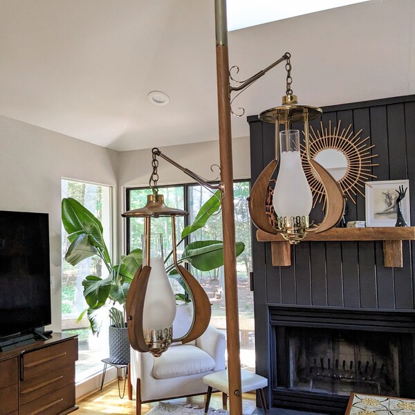 Tension Pole Lamp - Etsy
