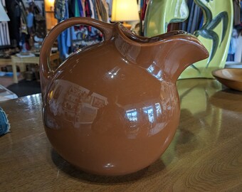 Mid Century Hall Tilt Ball Pitcher - Spring Green 1950s Vintage With ...