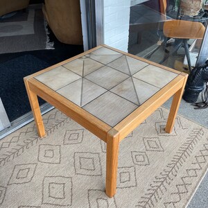 Mid Century Danish Modern Tile Top End Table / MCM Table / Mid Mod ...