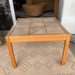 Mid Century Danish Modern Tile Top End Table / MCM Table / Mid Mod ...