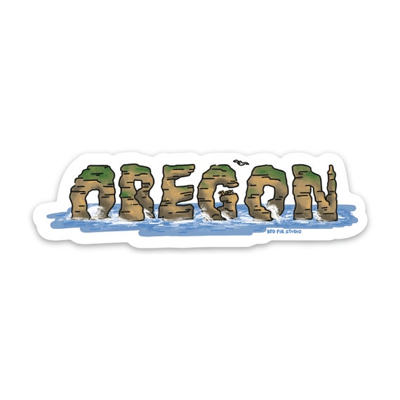 Oregon sticker | Etsy