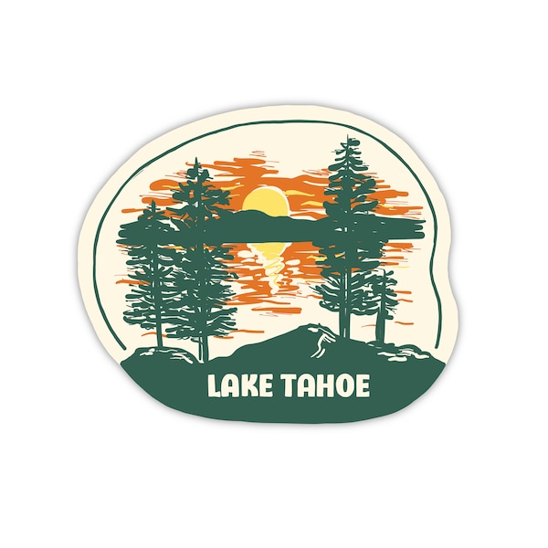 Lake Tahoe Sticker - Etsy